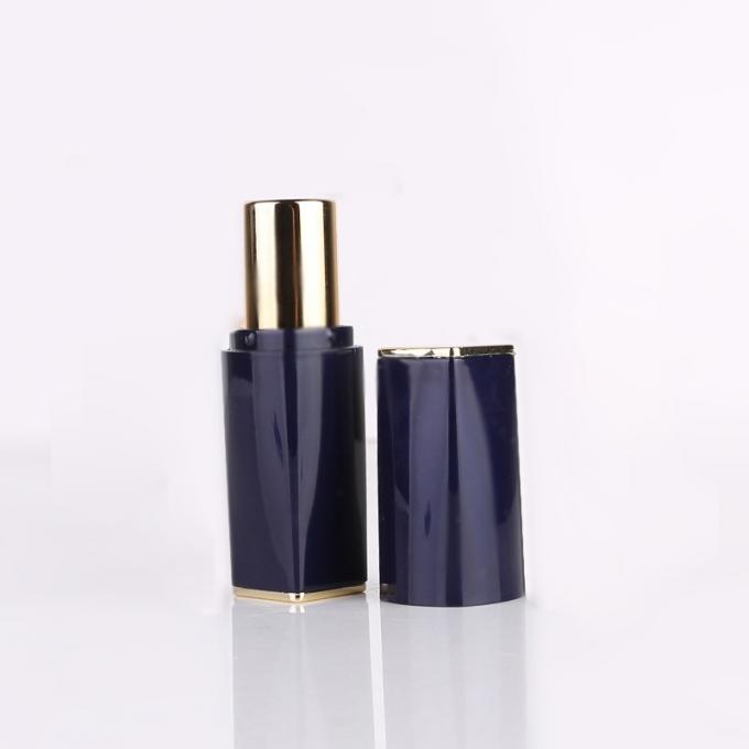 Lightweight Luxury Empty Black Lipstick Tubes Packaging Custom Color ...